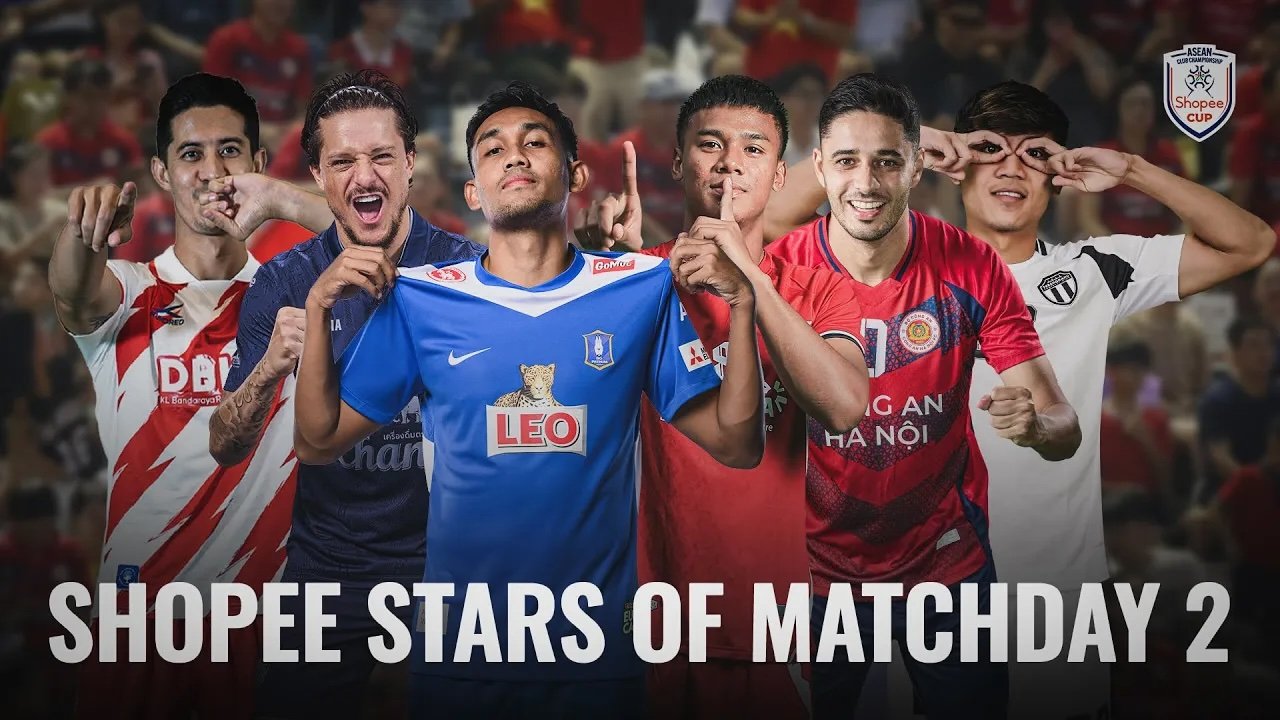 Shopee Stars of Matchday 2 Ft. Teerasil, Akhyar, Lucas Crispim, Brendan ...