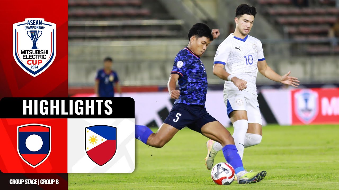 LAOS 1-1 PHILIPPINES | #MITSUBISHIELECTRICCUP 2024 GROUP B
